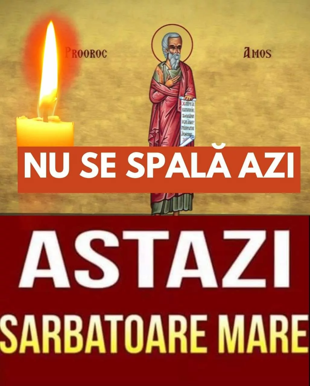 Calendarul ortodox de astăzi celebrează o mare sărbătoare, prin urmare ...